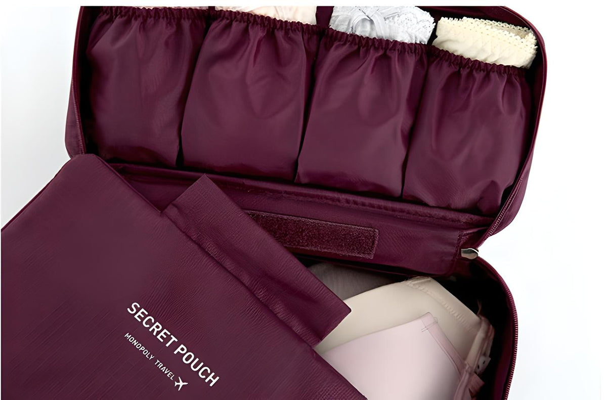Travel Underwear & Bra Storage Pouch – Compact Lingerie Organizer – J&J ...