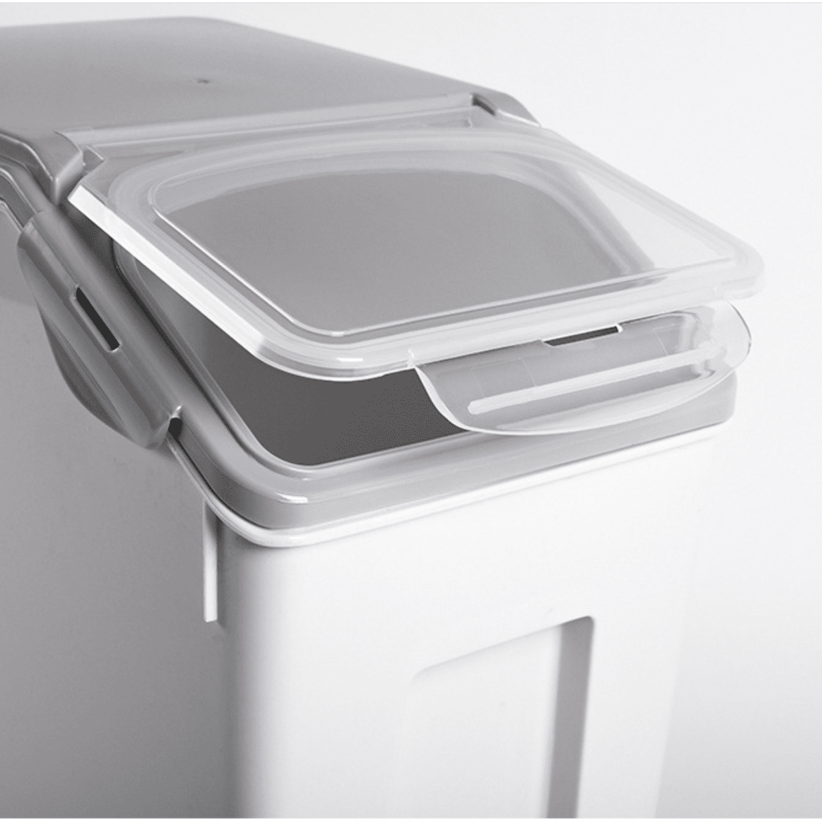 White Plastic Rice & Pet Food Grain Container | 10KG & 15KG | J&J Home