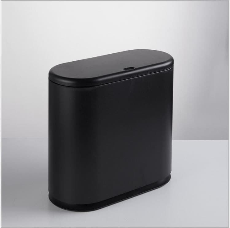 Plastic Narrow Rubbish Bin for Small Spaces | Bathroom | J&J Home